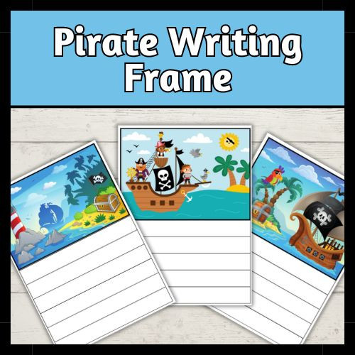 Pirate Writing Frame | PrimaryResourceRack
