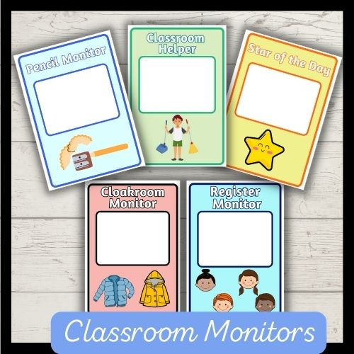 Classroom Monitors Posters | PrimaryResourceRack