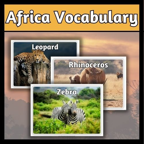 Africa Vocabulary Posters | PrimaryResourceRack