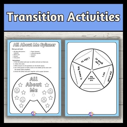 All About Me Spinner Activity | PrimaryResourceRack