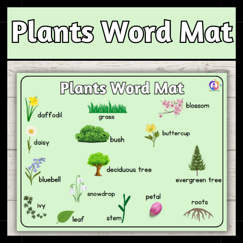 Plants Word Mat | PrimaryResourceRack