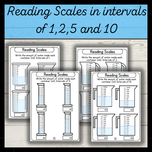 Reading Scales in intervals of 1,2,5, and 10 | PrimaryResourceRack