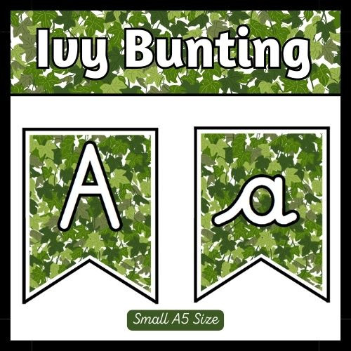 Cursive Ivy Classroom Display Bunting | PrimaryResourceRack