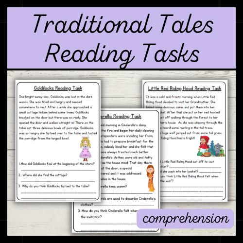 Traditional Tales Reading Activities | PrimaryResourceRack