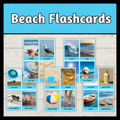 Beach Flashcards | PrimaryResourceRack