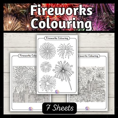 'Fireworks' Colouring Pack | PrimaryResourceRack