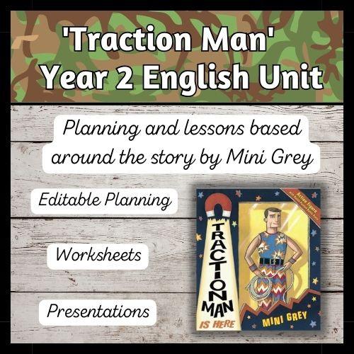 Traction Man (English Planning and Resources KS1) | PrimaryResourceRack