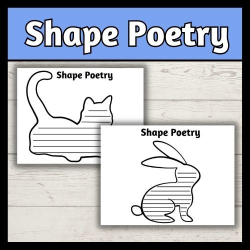 Shape Poetry Writing Frames | PrimaryResourceRack