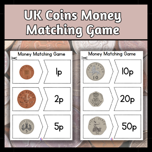 UK Coins Money Matching Game | PrimaryResourceRack