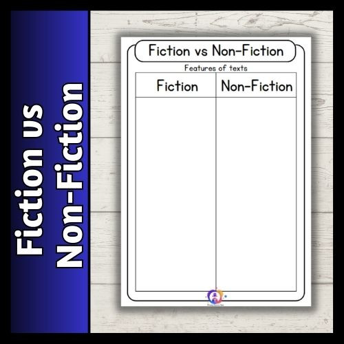 Fiction and Non-Fiction Features Worksheets | PrimaryResourceRack