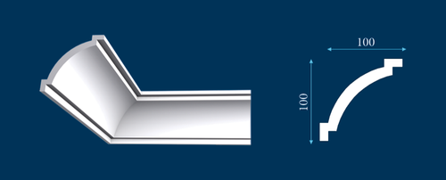 PK92 XPS Cornice | polsis.com