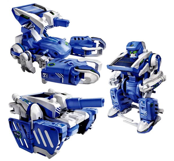 Robot solar- armable convertible 3 en 1 | engine-toys