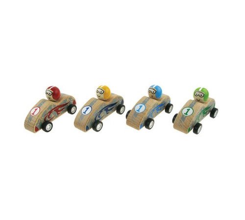 Wooden Pullback Racing Car | Five Graces