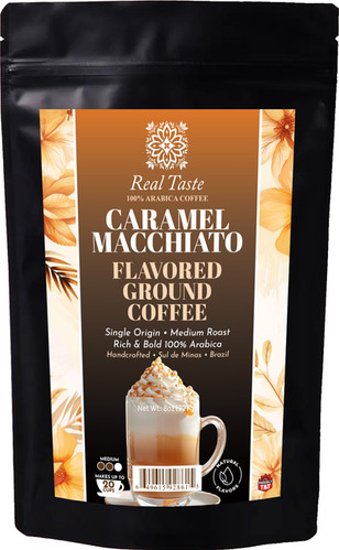 Caramel Macchiato Flavored Ground Coffee | Real Taste