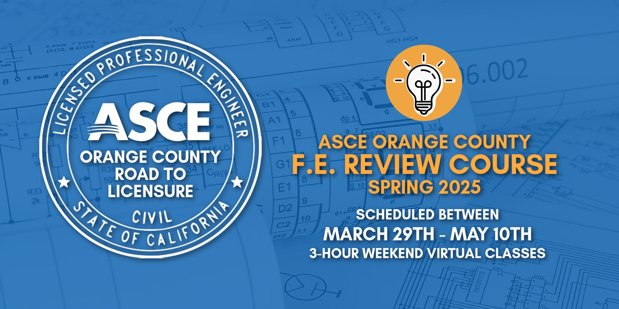 ASCE OC YMF: FE Review - Spring 2025 Course | ASCE OC YMF