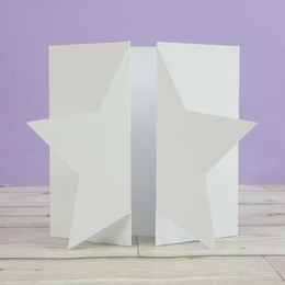 Luxury shaped Star Gate Fold Card Pack. | My Site 1