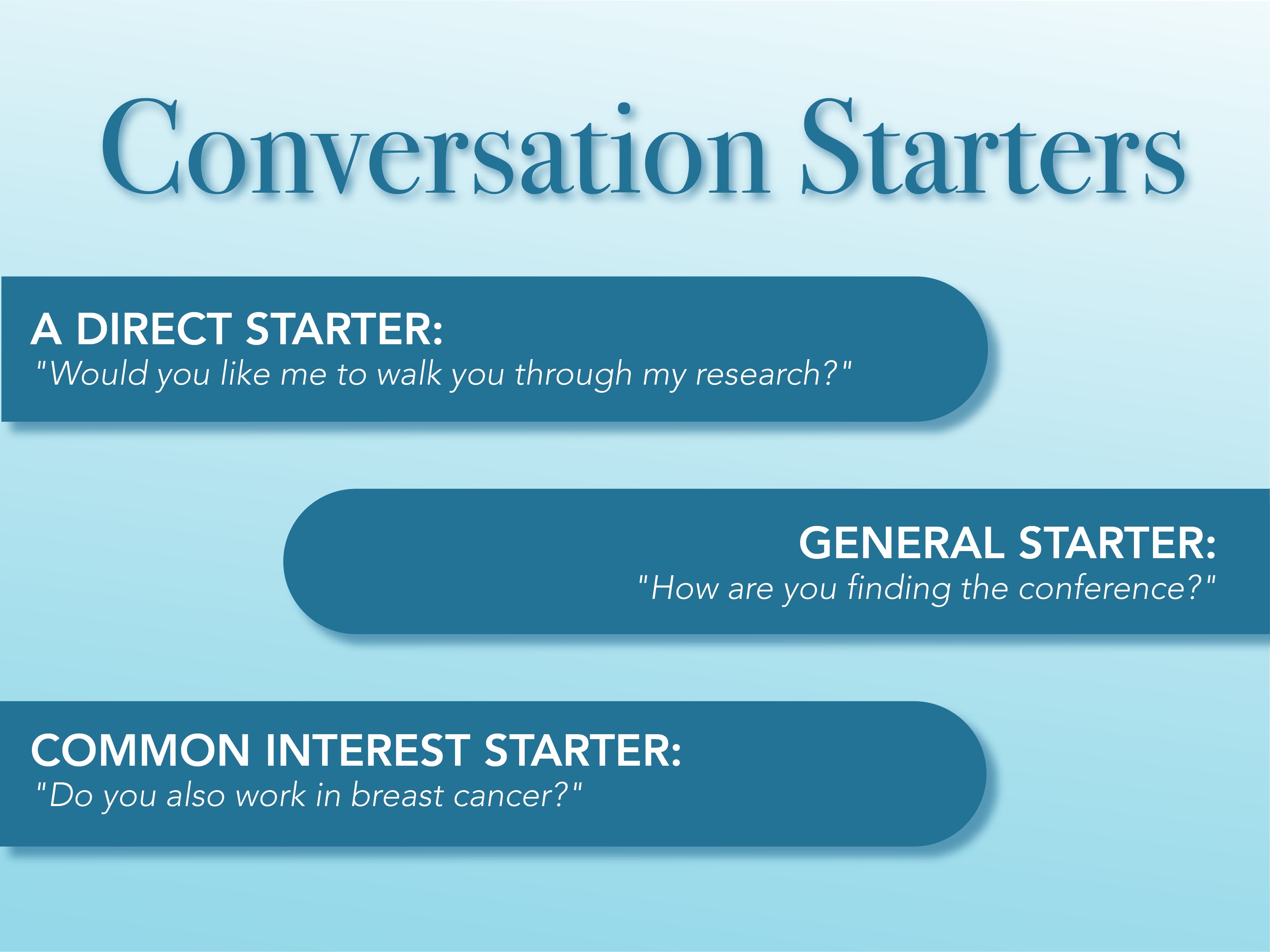 How to deliver an engaging scientific poster presentation: Dos and Don’ts!