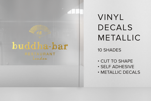 METALLIC VINYL DECALS | Shadow On Thames