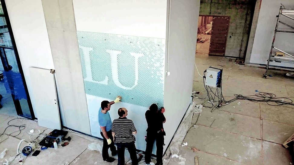 Design signboard for the University of Latvia | ernestvitin