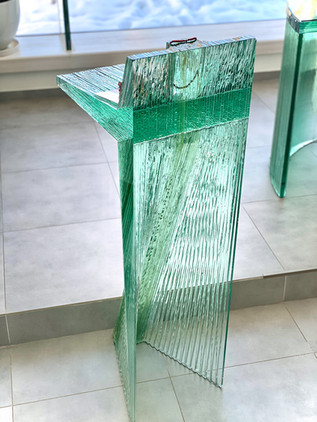 Glass chapel interior ensemble Roots and Wings | ernestvitin