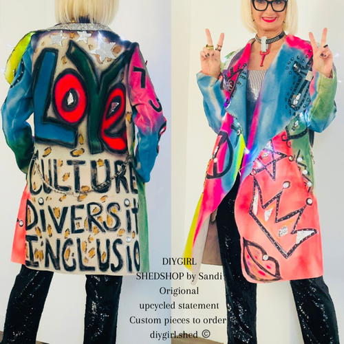 Custom Culture Diversity Inclusion Upcycle Lightup Jackets and Trenches ...