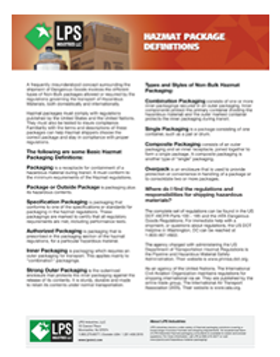 Bulk Packaging For Hazmat Explained Daniels Training
