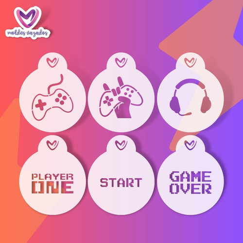 Stencil Gamer | Moldes Vazados