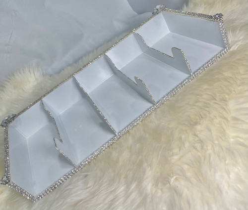 PUR WHITE Blingy Cash Money Tray | Sew Krafty Sanaa