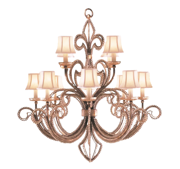 Candil de hierro forjado gotico | candelabros de hierro