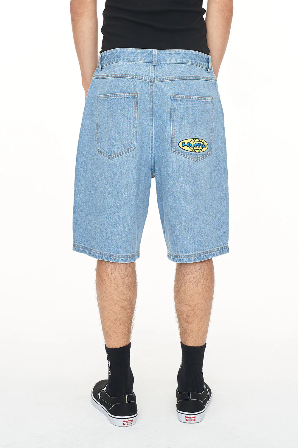 BLOCK EMB SHORT/ALTA BLUE WASH | Seamonkeez Jet Skis