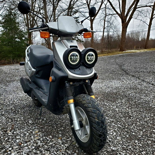 White LED bugeye headlights | ZUMIN ZUMA