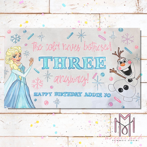 Character Illustration- Kraft Paper Banner | Maggie Made