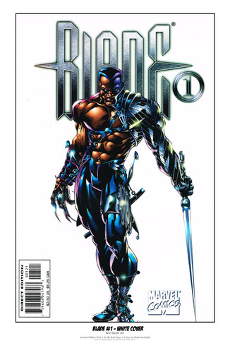 Blade the Vampire Hunter #1 The White Cover Print | Bartsearsart