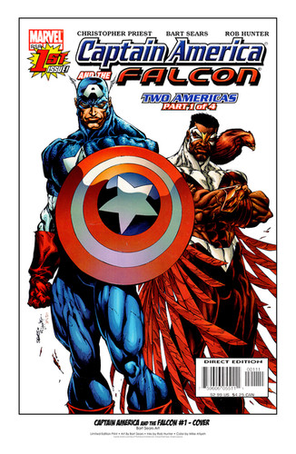 Captain America & The Falcon #1 Cover Art Print | Bartsearsart