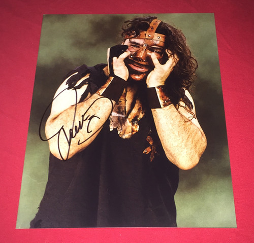 Mankind Autographed 8x10 Promo Photo | pww