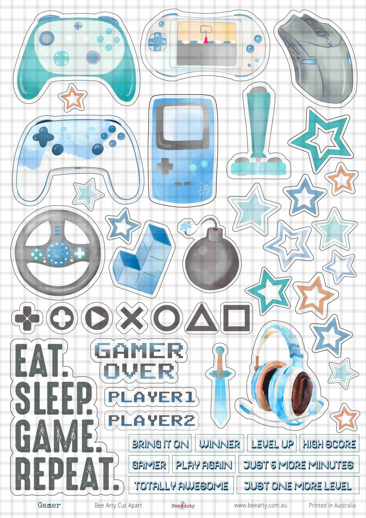 Gamer A4 Cut A partThinking of you | Fi’s Scrapbooking