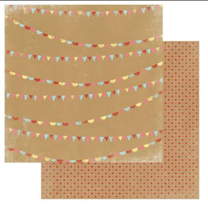 Sprinkles paper - Kraft FundayThinking of you | Fi’s Scrapbooking