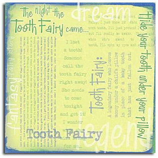 Tooth Fairy Words 12" paperThinking of you | Fi’s Scrapbooking