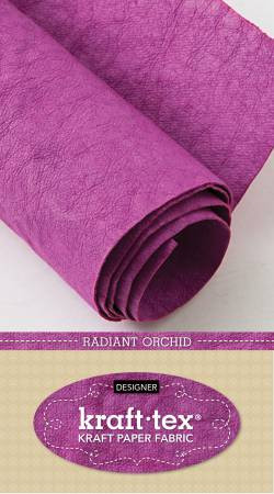 Radiant Orchid Kraft-tex paper fabric Thinking of you | Fi’s Scrapbooking