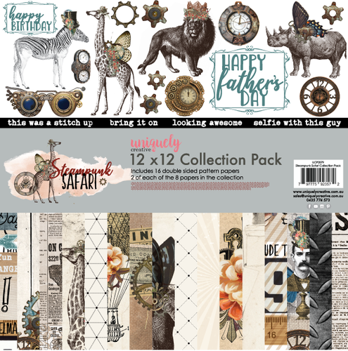 Steampunk Safari CollectionThinking of you | Fi’s Scrapbooking