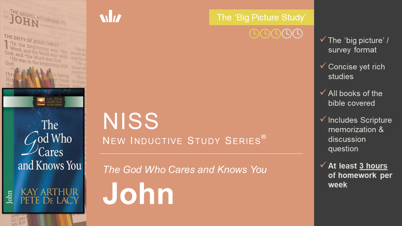 NISS John - The God Who Cares and Knows You | Course Registration ...