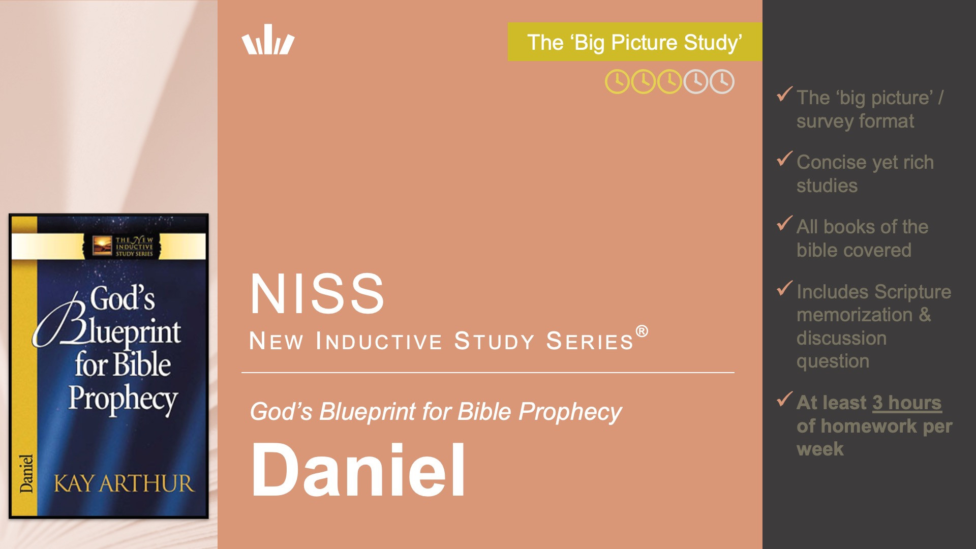 NISS Daniel—-God's Blueprint for Bible Prophecy | Course Registration ...