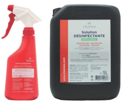 Pack Désinfectant (Vapo+Bidon 5L) | Cleanea