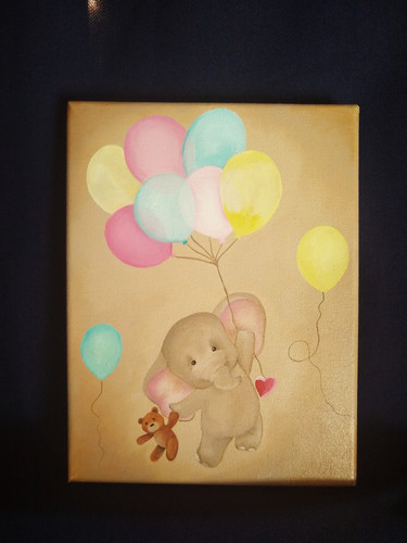 Elefantito con globos | Taller Signos