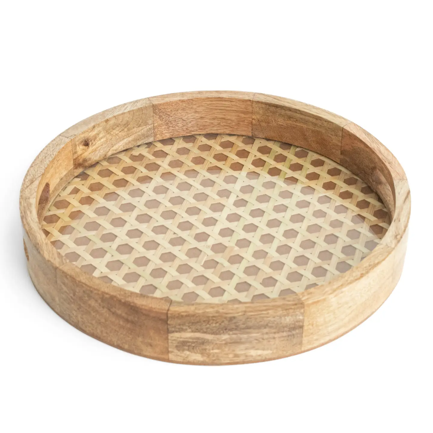 Round Decorative Tray, Kitchen Decor Tray, Serving Tray | Wild Grace & Co.