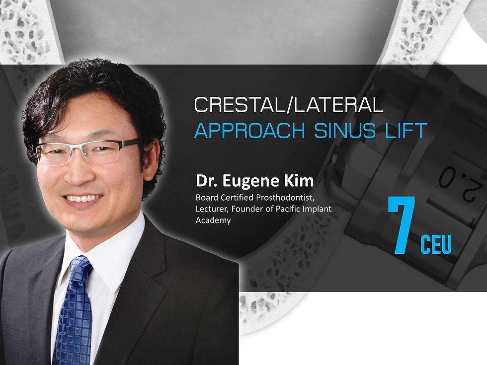 CRESTAL/LATERAL APPROACH SINUS LIFT | WADE