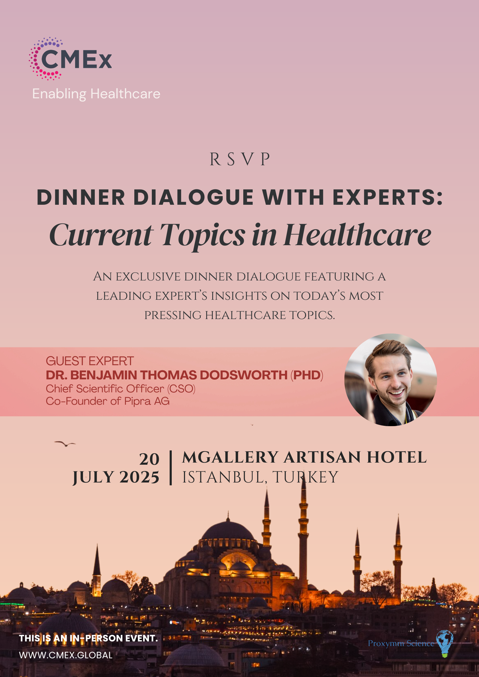 Dinner Dialogue with Experts: Current Topics in Healthcare | CMEx