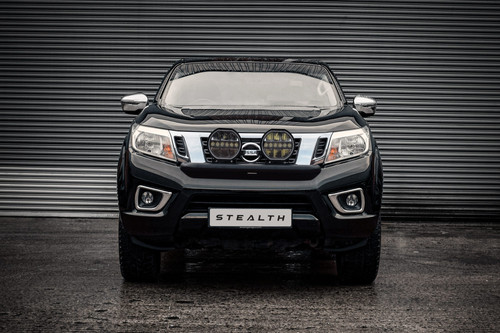 Stealth Nissan Navara D23 2015-2021 Twin 9″ Luminous LED Spot Light Grille Kit – | Motorquip