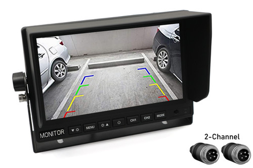 7 inch Rear View Camera Monitor/Screen (4 PIN Connection) | Motorquip