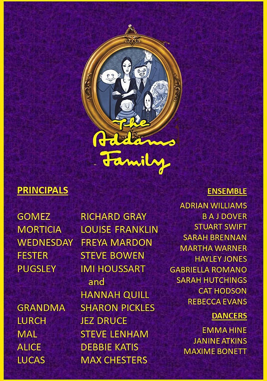 Addams Family | Cranbrook | Cods